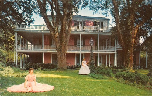THE ELMS Plantation Built in 1782 Natchez Mississippi Postcard | eBay