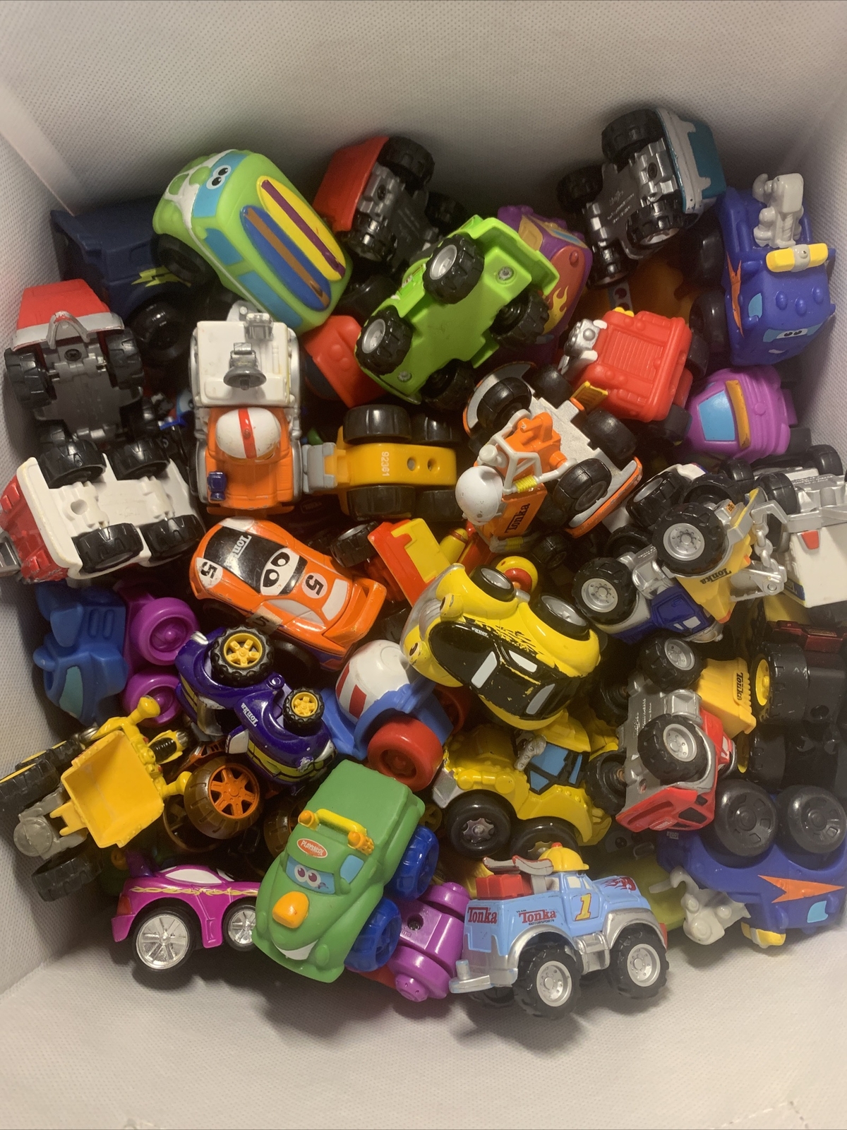 Lot 12 Tonka Lil Chuck And Friends Diecast Trucks Cars; Tonka Lil Chuck ...