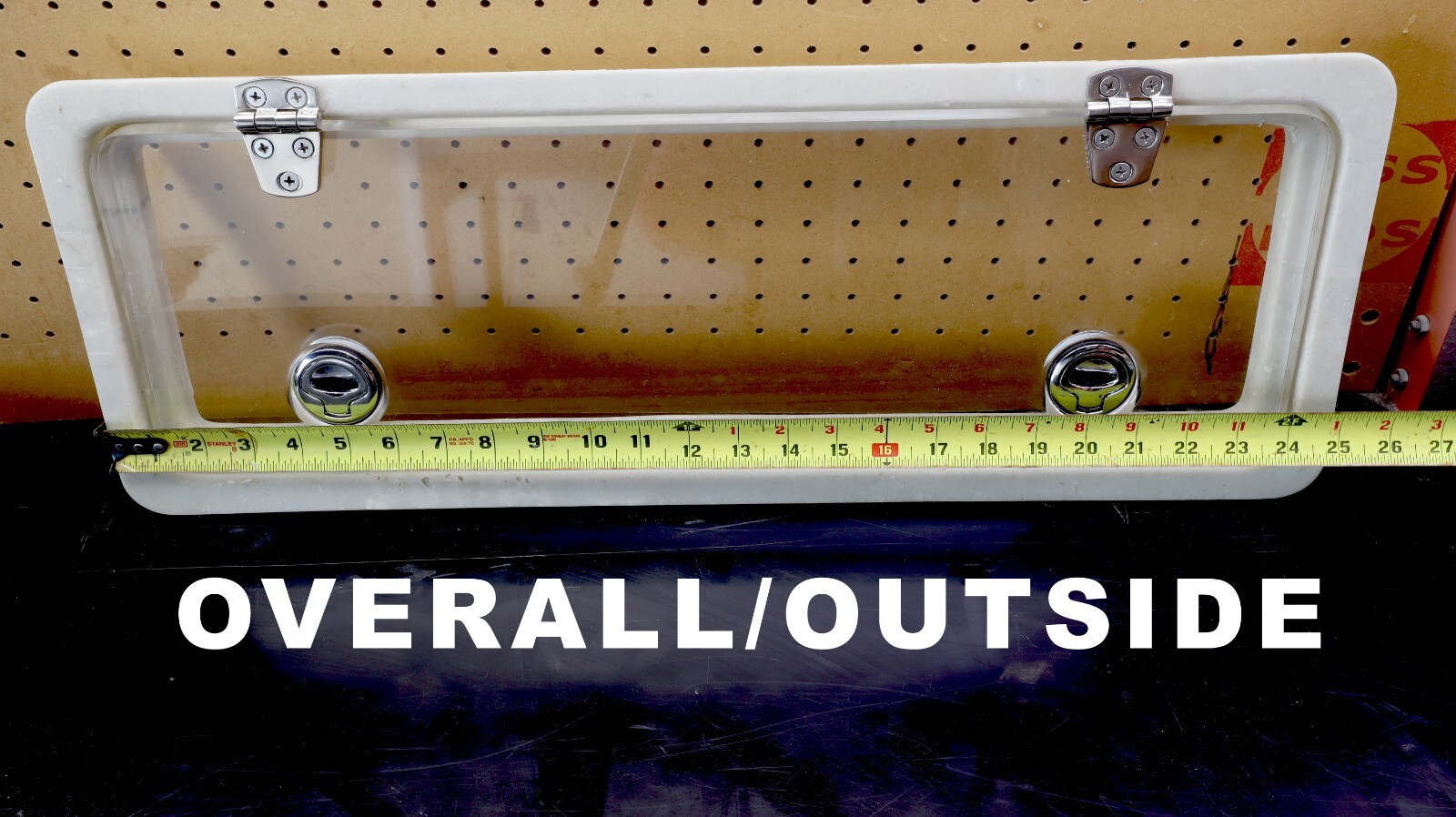 2 X Bait Well Live Well Hatch Fiberglass/Acrylic Transom Pontoon Center ...