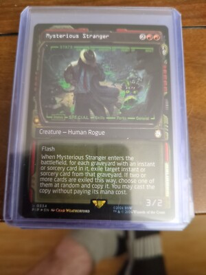 MTG Mysterious Stranger Fallout 0862 Foil Rare | eBay
