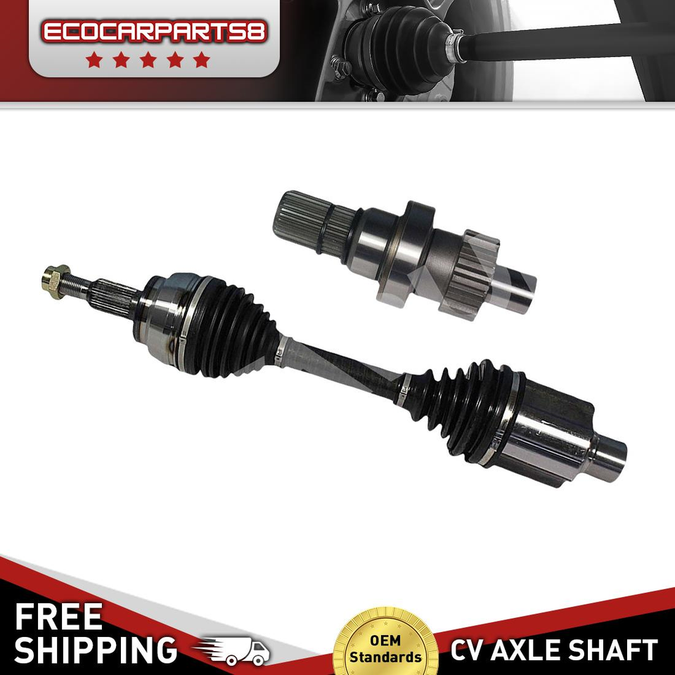 Front Right CV Axle & Intermediate Stub Shaft fits 2006-2011 Dodge Ram ...