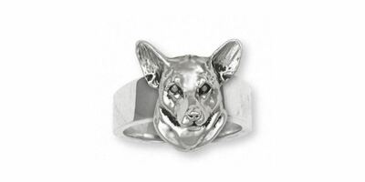 Corgi Ring Jewelry Sterling Silver Handmade Dog Ring WC2-R | eBay