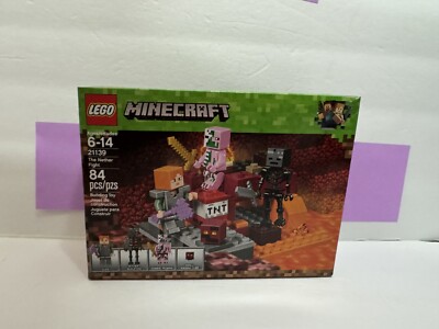 New Lego Minecraft THE NETHER FIGHT 21139 Factory Sealed. GY3 | eBay