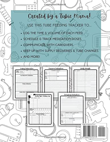 Tube Feeding Tracker: a Log Book for All Types of Feeding Tubes: G ...