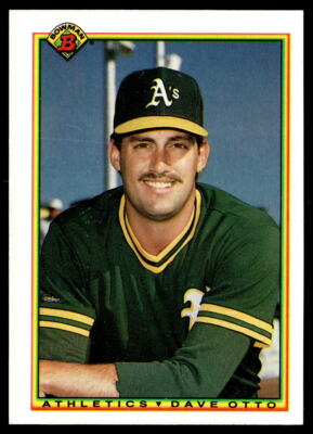 1990 Bowman #448 Dave Otto Oakland Athletics Baseball Card | eBay