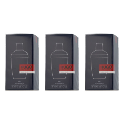 Hugo Boss Dark Blue - EDT Eau de Toilette 75ml - 3x 737052031415 | eBay.de