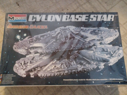 RARE Monogram Battlestar Galactica Cylon Base Star Model - NEW SEALED ...
