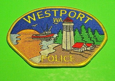 WESTPORT WASHINGTON ( LIGHTHOUSE / FISHING BOAT ) 3 1/2" x 4 1/2 ...