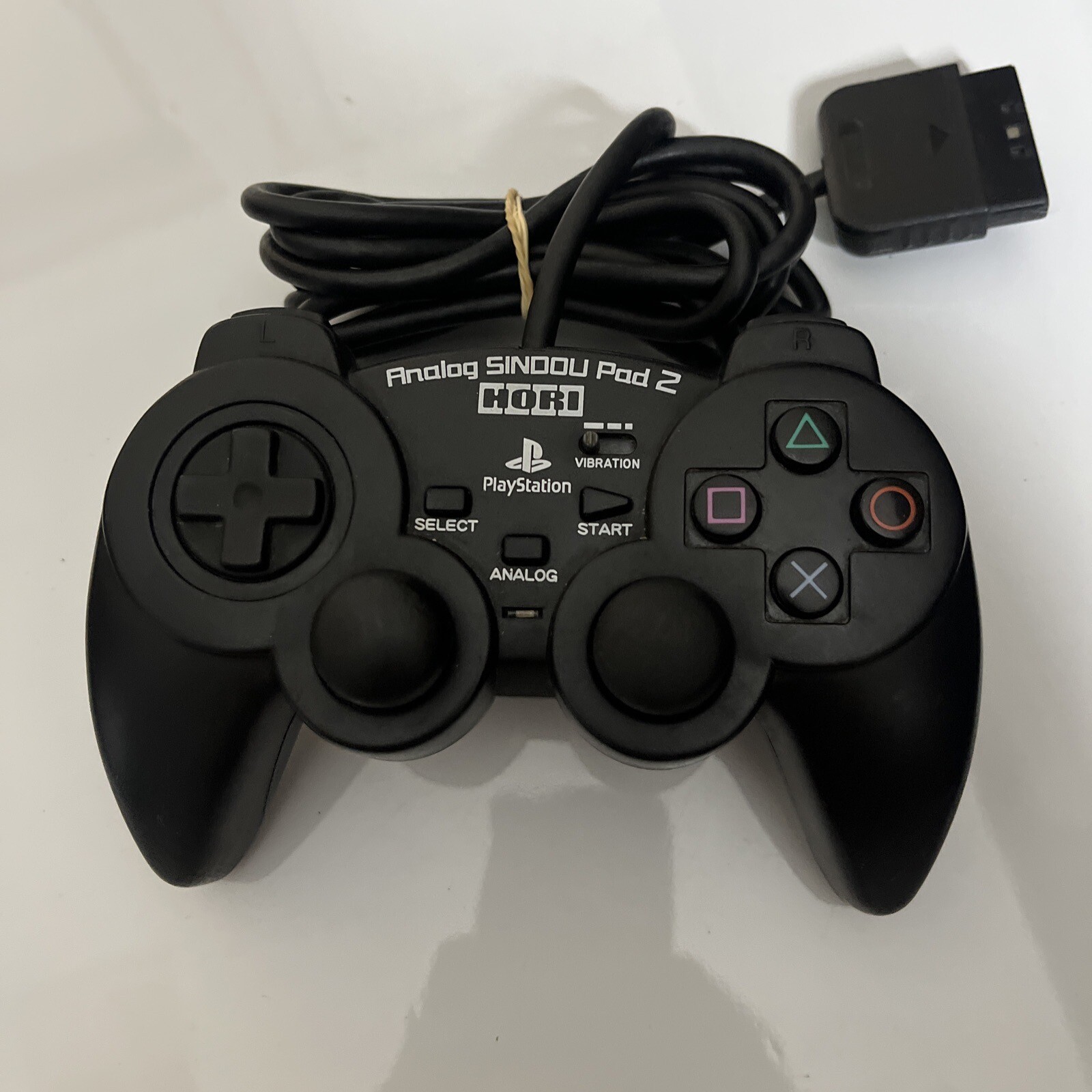 Hori Analog Sindou Pad 2 Sony PlayStation PS2 Fighting Controller Black ...