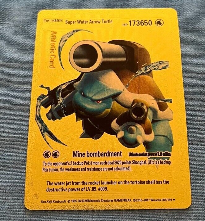 Mine Turtle Pokemon Card