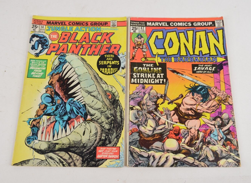 Lot of 2 Marvel Comics Conan the Barbarian #47 Jungle Action Black ...