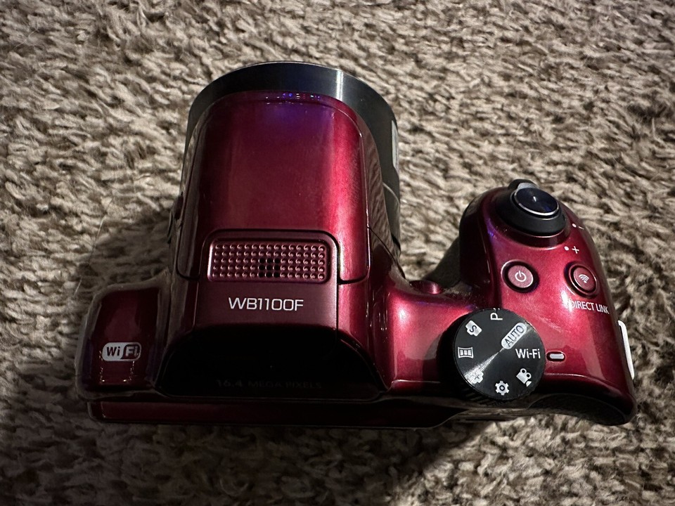 Samsung WB Series WB1100F 16.4MP Digital Camera - Red 887276690452| eBay