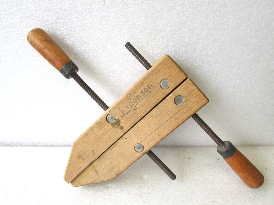 4x Jorgensen #1 10" Adjustable Wood Handscrew Clamps, Vintage - Lot of ...