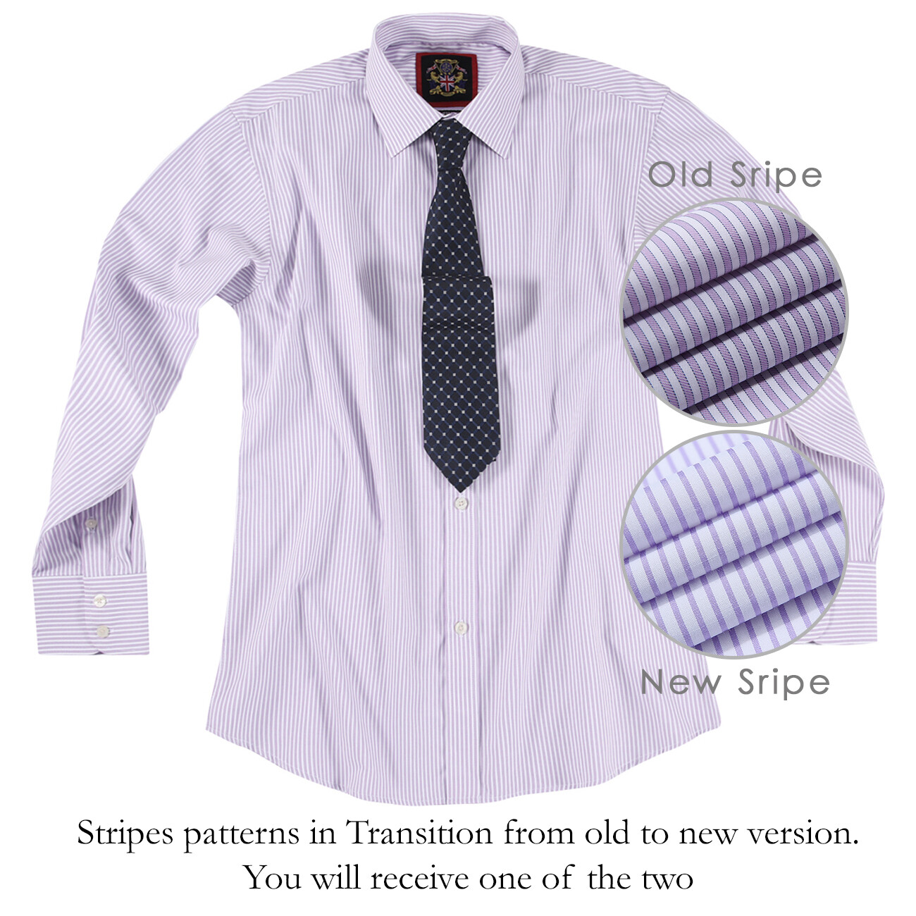 Mens Dress Shirts Regular Fit Formal Office Stripe Pattern,Single Cuffs ...