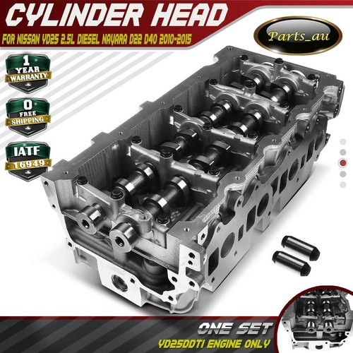 8 Intake Port Cylinder Head Assembly for Nissan YD25 2.5L Diesel Navara ...