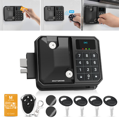 RV Door Lock Keypad + Remote Key Fob -MICTUNING RV Keyless Entry ...