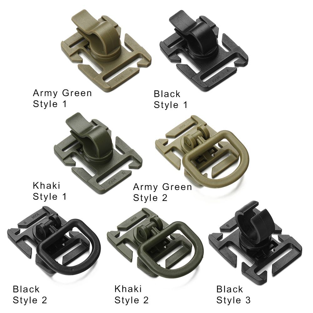 Locking Carabiner Strap Hang Buckle Hose Clamp D Ring Clip Mountain ...