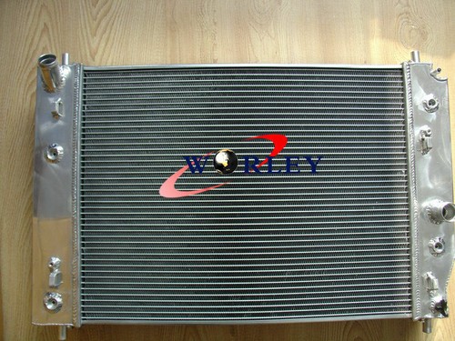 Aluminum Radiator + Fan For Chevy Corvette C6 V8 Double Oilcooler 2005 ...