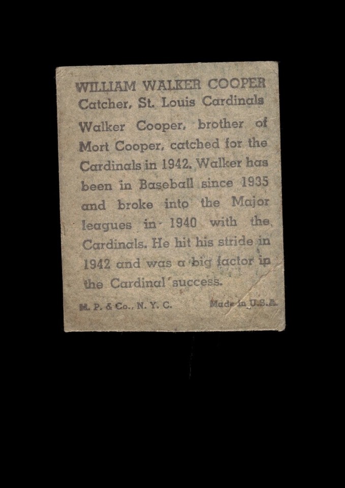 1943 MP and Co. R302-1 Set-Break Walker Cooper LOW GRADE (crease ...