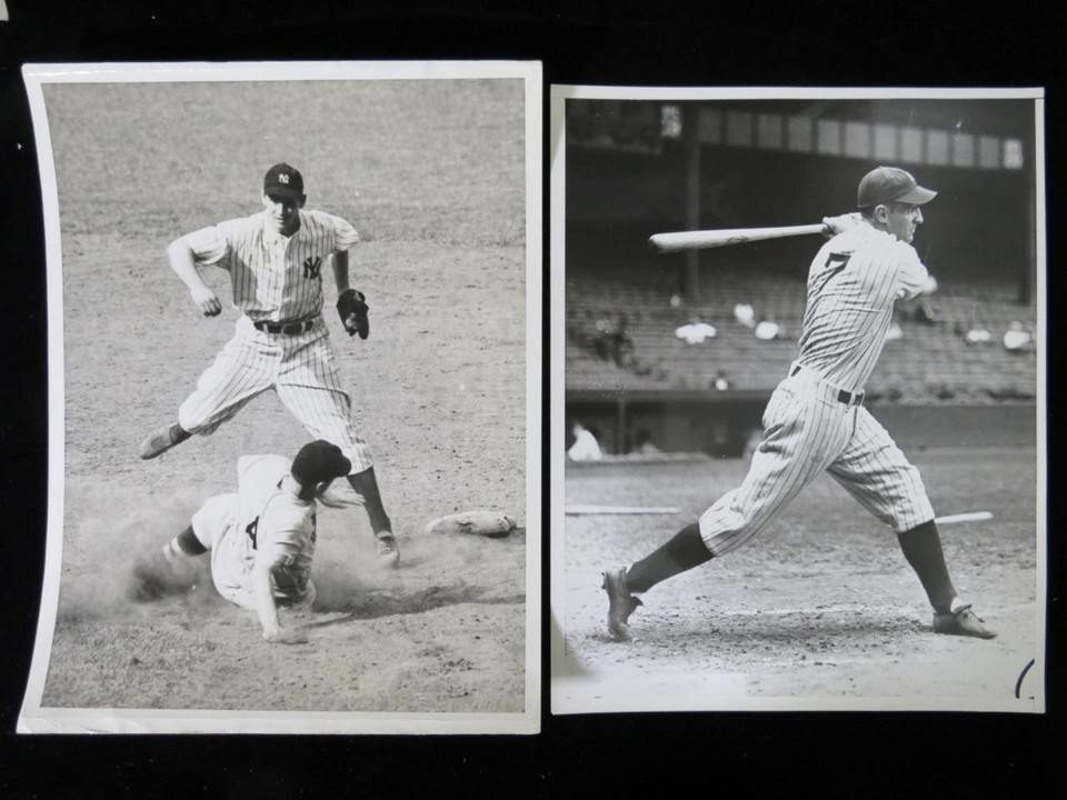 (12) 1930s-1950s Baseball Photo Lot with News Service Photos | eBay
