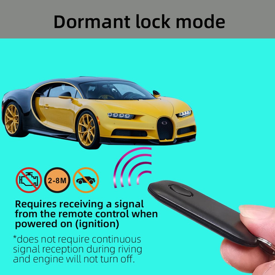 RFID 2.4GHZ Wireless Immobilizer for Car Anti-Theft Engine Lock ...