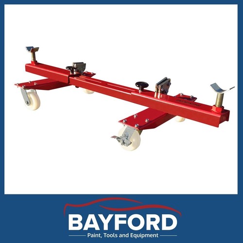 WORKSHOP CAR DOLLY - 2 TON FRONT OR REAR END FITS UNDER RAILS OR SILL ...