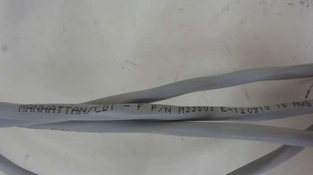 Manhattan Electric E120910 Cable P/n M33503 18 AWG 80 °c 300 V for sale ...