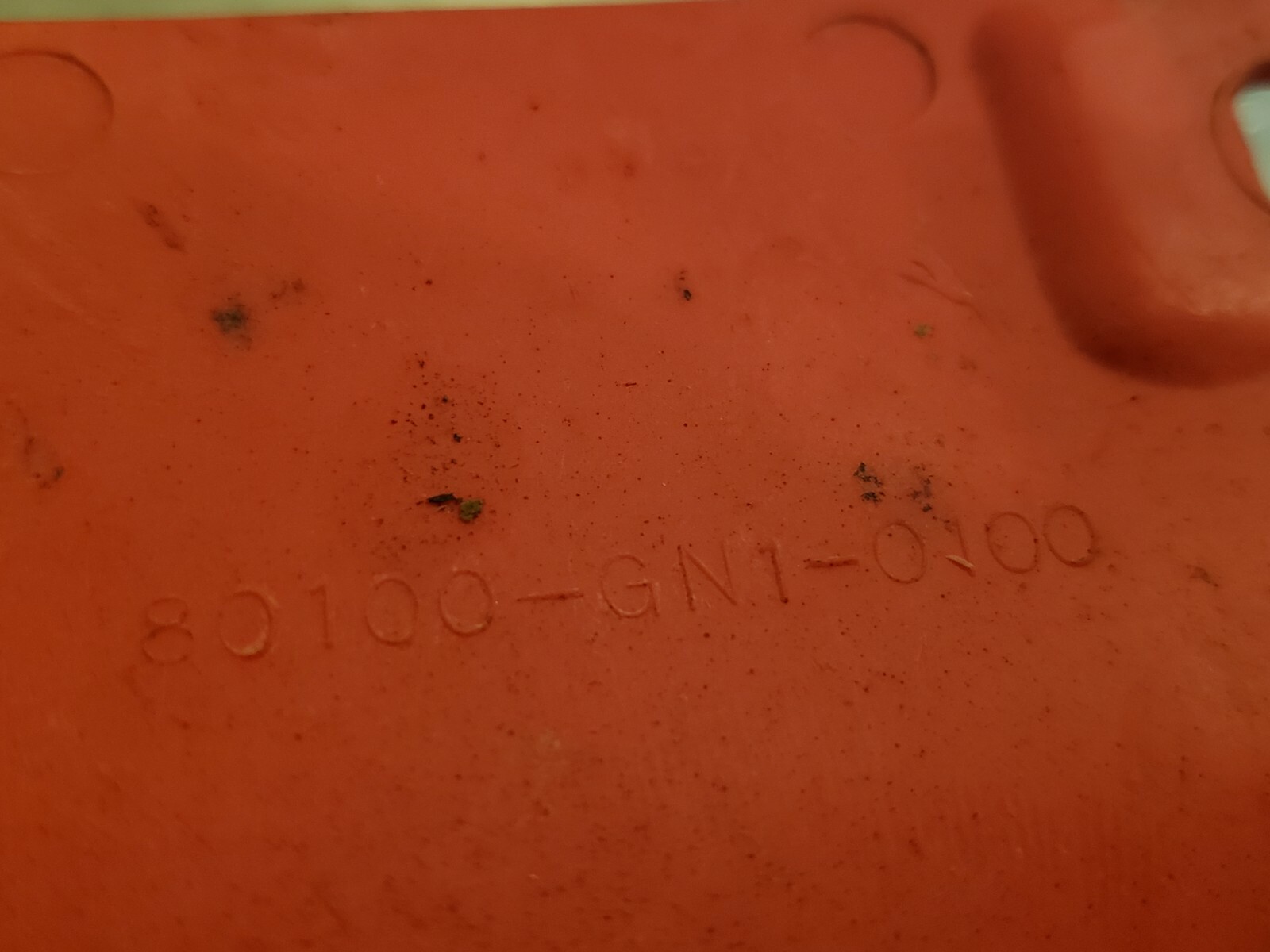 B2 1989 1990 HONDA XR80 XR100 XR 80 100 REAR FENDER MUD GUARD OEM XR80R ...