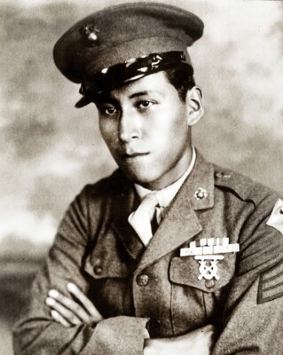 Native American Soldier Mitchell Redcloud 8x10 WWII WW2 Photo 622a | eBay