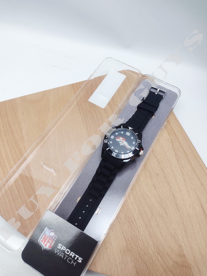 Men's Black watch NFL Football Team Spirit Watch - NFL - * Pick Your ...