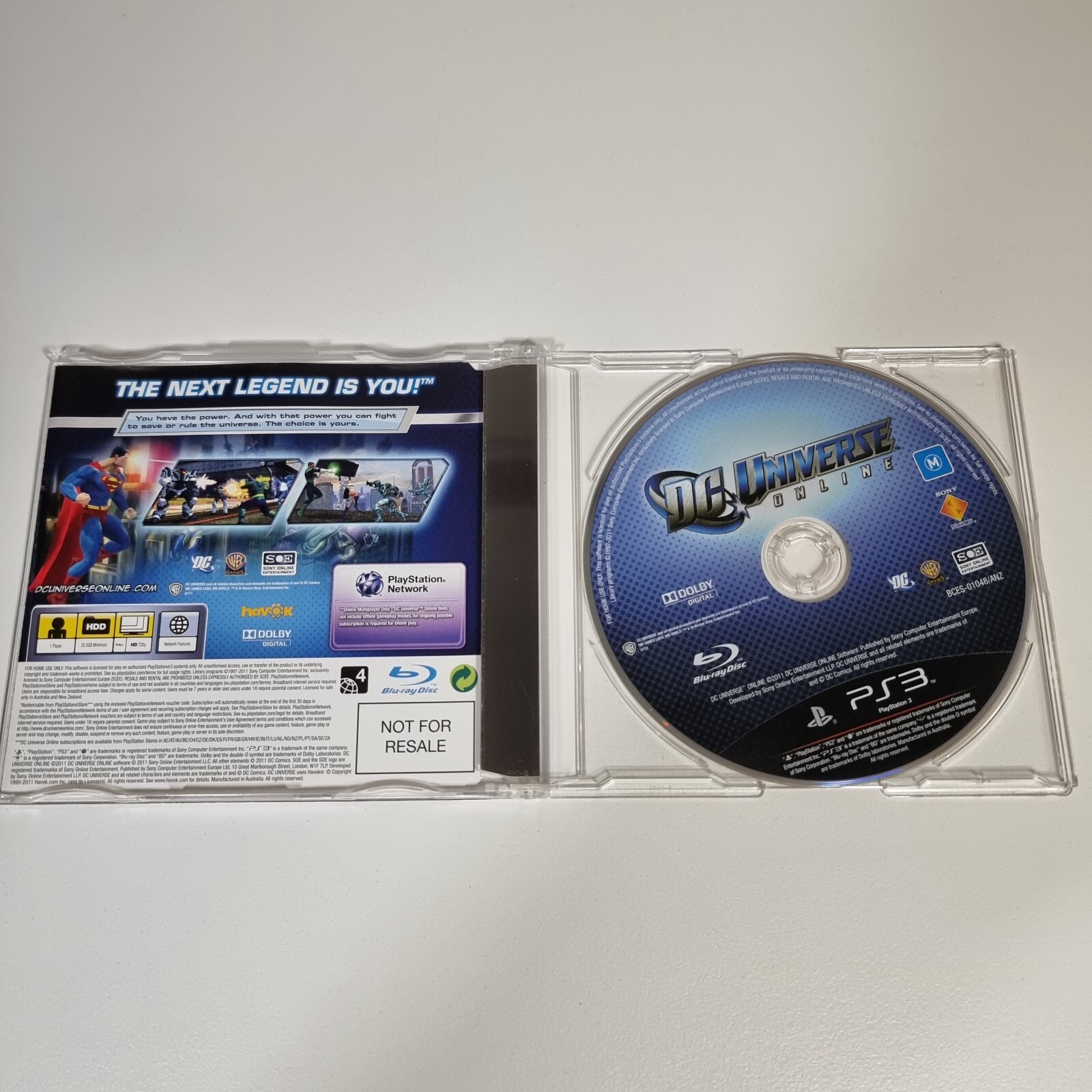 DC Universe Online - Promo - PS3 PlayStation 3 PAL Full Game | eBay