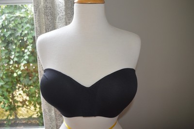 Maidenform Wireless Padded Convertible Strapless Bra Style Black Size ...