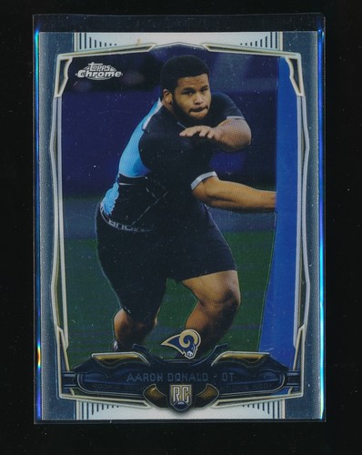 AARON DONALD 2014 TOPPS CHROME #175 ROOKIE RC *LOS ANGELES RAMS* NFL | eBay