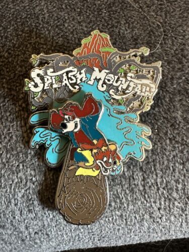 Disney Parks Splash Mountain Pin Brer Bear Bret Fox Slider Log Flume | eBay