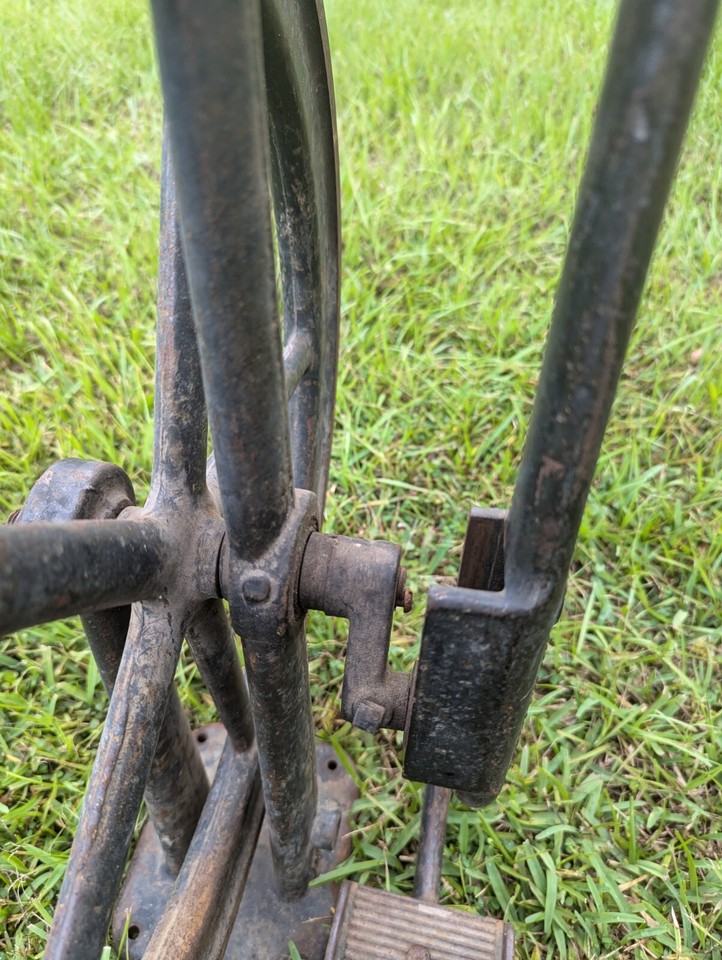 Antique Watchmaker's Jeweler's Lathe Flywheel Kick Fly Wheel Treadle ...