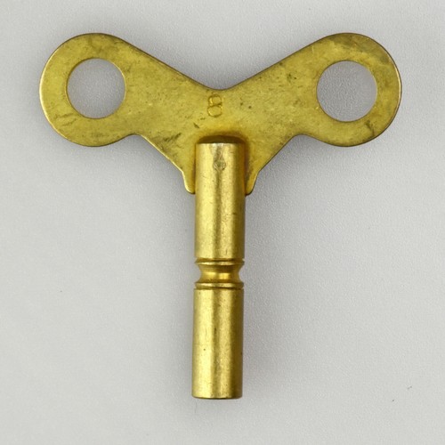 Vintage Brass Clock Winder Winding Key 4mm #7 | eBay