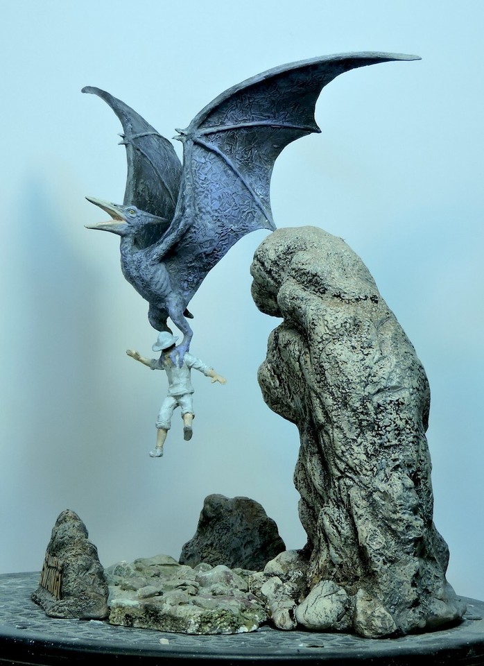 Pterodactyl from 'The Valley of Gwangi' Gwangi resin model kit by Joe ...