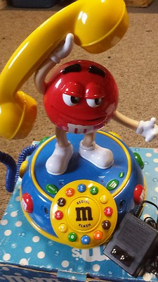 M&M Old School Landline Voice Activated Phone Collectable | eBay
