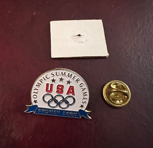 Vintage 2000 Olympic Summer Games USA Sydney Lapel Pin | eBay