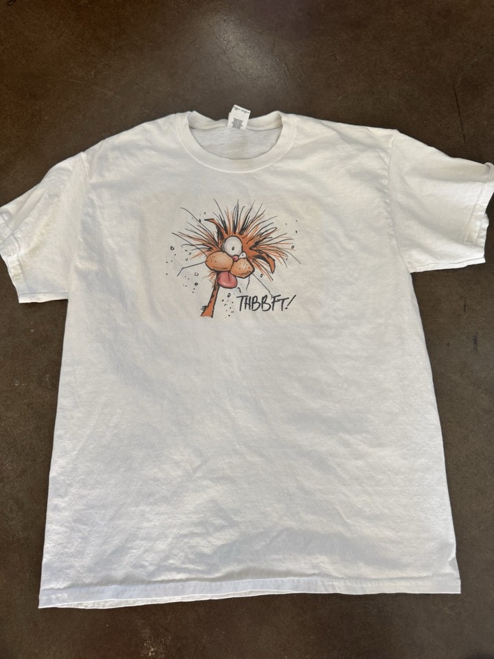Bill The Cat Bloom County THBBFT Graphic T-Shirt Sz Large Cartoon TV ...