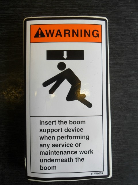JCB WARNING DECAL 817/70053 for sale online | eBay