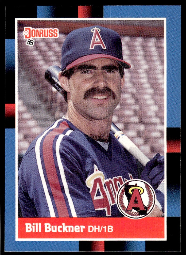 1988 Donruss Baseball Card Bill Buckner California Angels #456 | eBay
