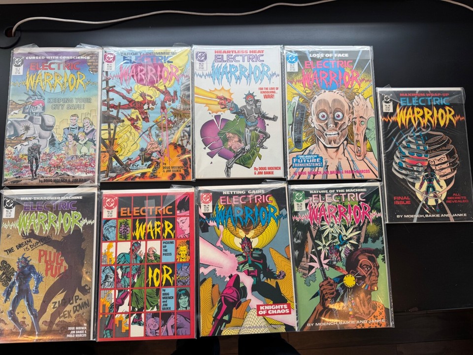 ELECTRIC WARRIOR DC Comic Books 1-18 Complete Run from 1986-1987 | eBay