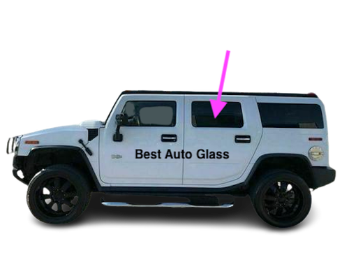 Fits 2003-2010 Hummer H2 Driver Side Rear Left Door Window Glass Dark ...