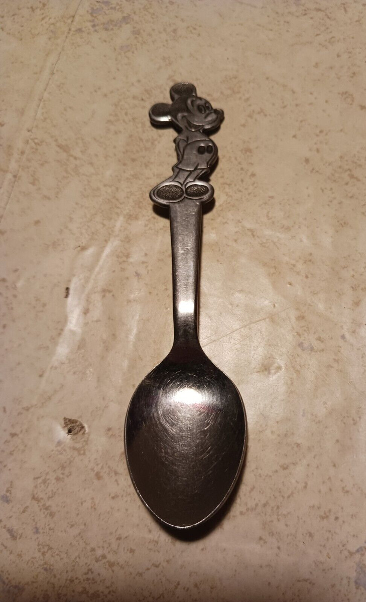 Tiny Mickey Mouse Silver Spoon