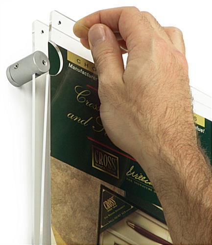 Wall Mount Acrylic Poster Display
