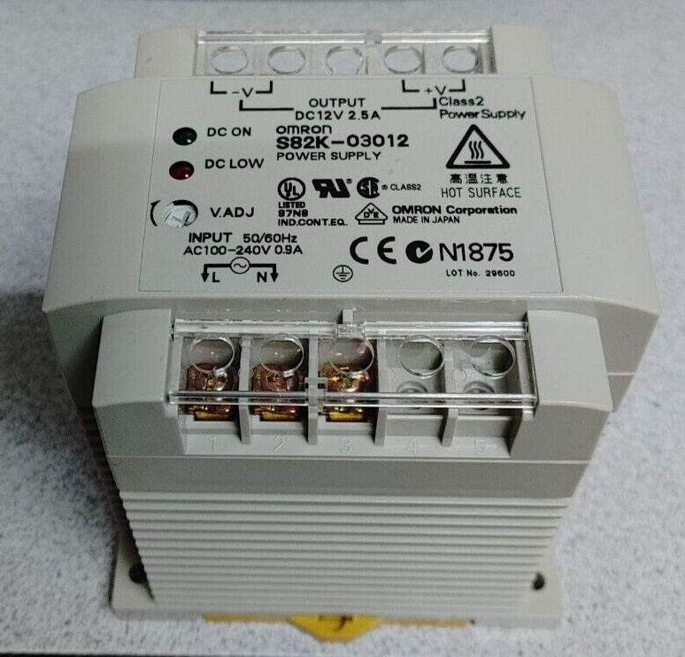 OMRON S82K-03012 SWITCHING POWER SUPPLY 5A 5VDC NEW!! QUANTITY!! WOW ...
