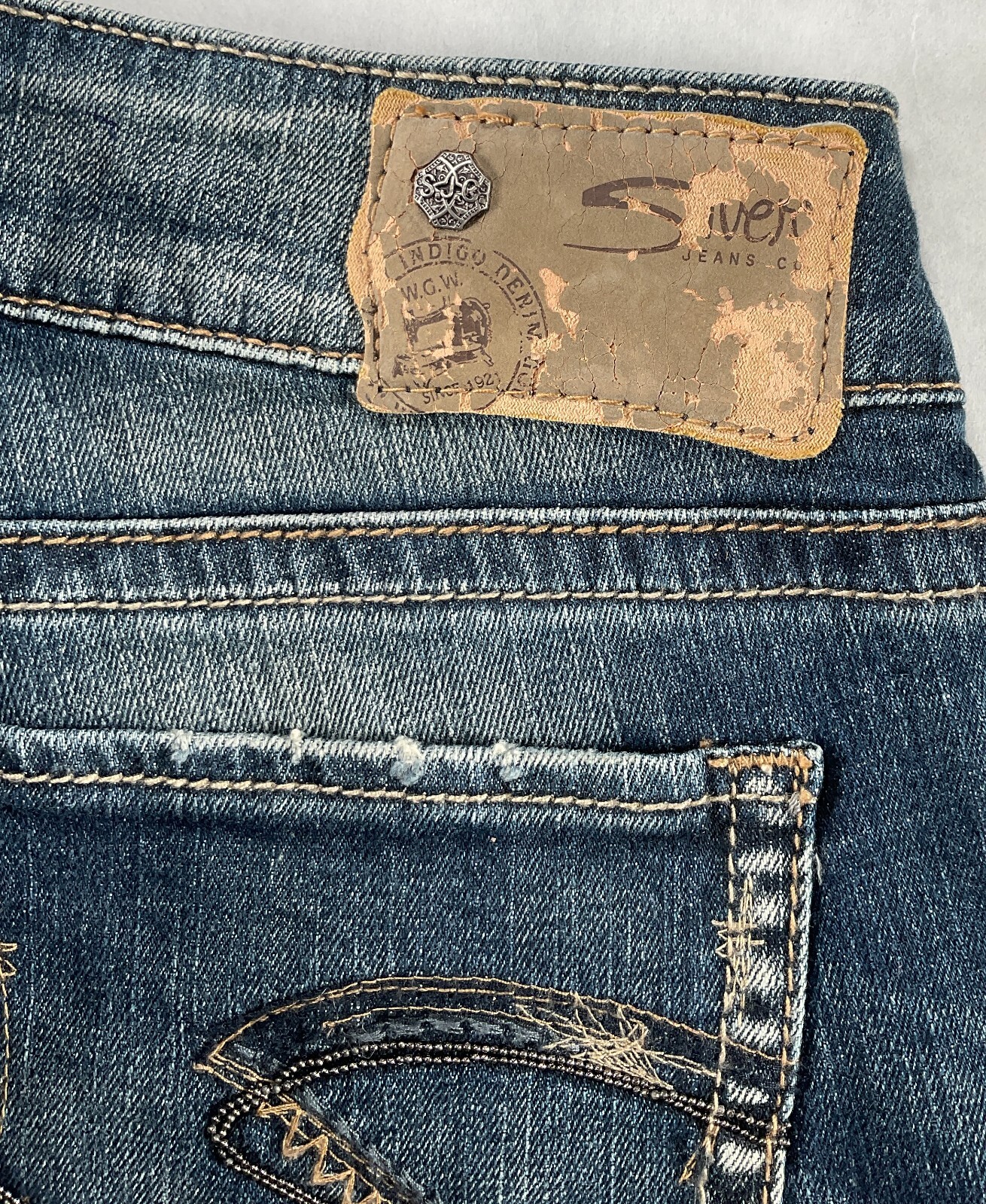 Silver Jeans Mid Rise Suki Slim Bootcut Stretch Embroidered More Styles ...