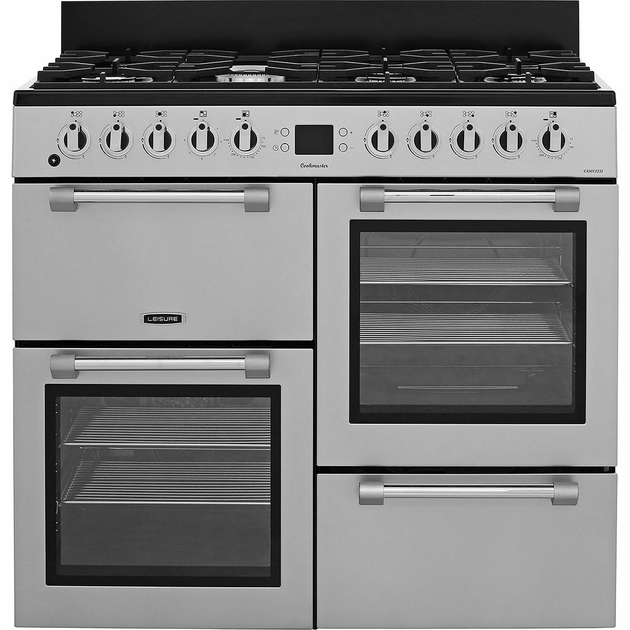Leisure CK100F232S Cookmaster 100 100cm Dual Fuel Range Cooker 7 ...