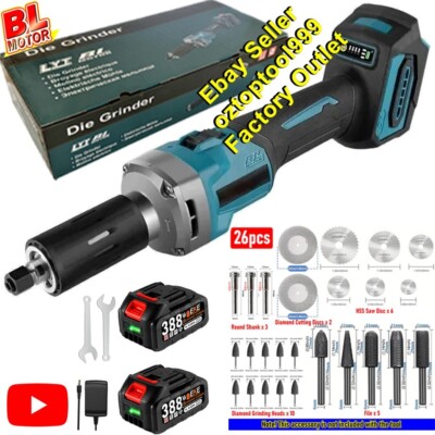 6mm Brushless Die Grinder Long Nose Straight Metal Steel Grinding For ...